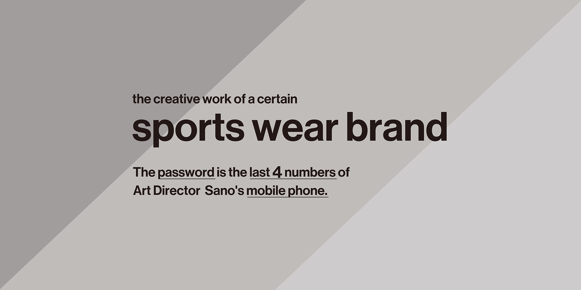 sports wear brand｜Sano Minami Design Office