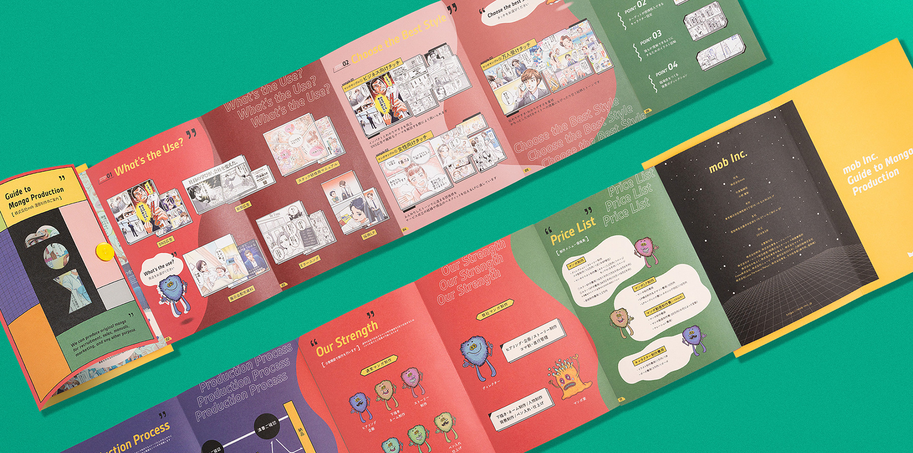 mob Inc. Pamphlet｜Sano Minami Design Office